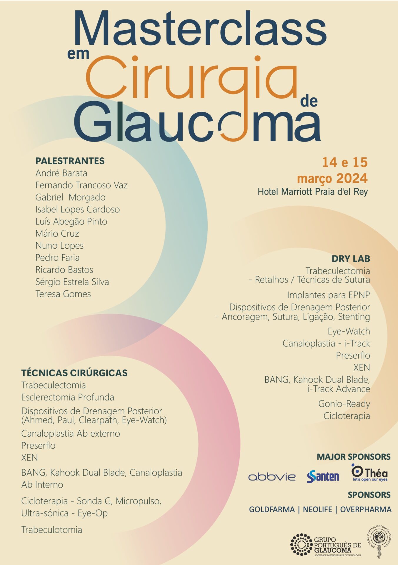 Masterclass em Cirurgia de Glaucoma - Sociedade Portuguesa de Oftalmologia